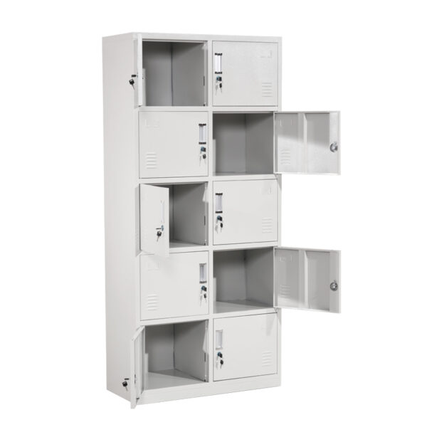 10- locker steel office cabinet - Tamco