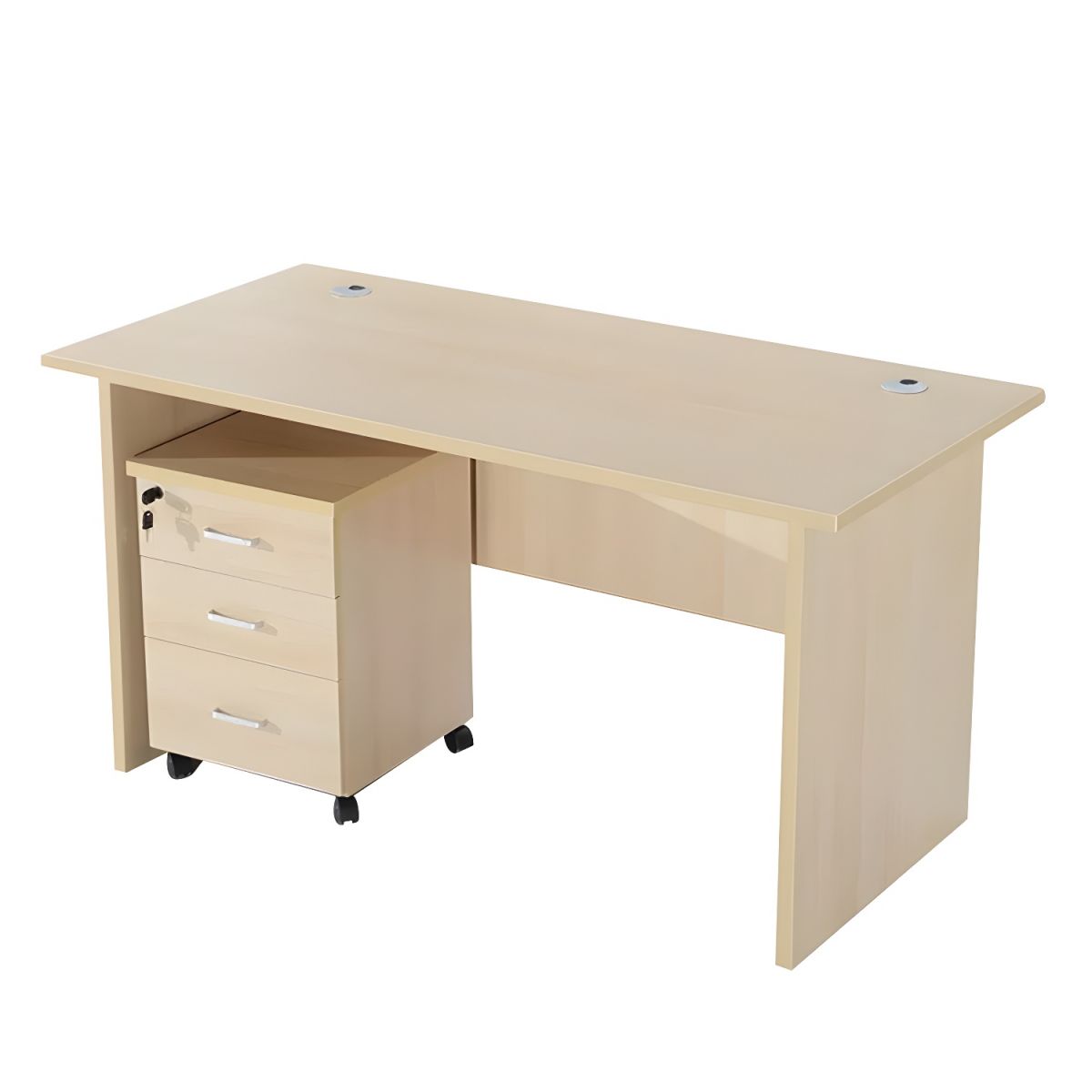 1200mm office desk with side pedestal - Tamco | Desks