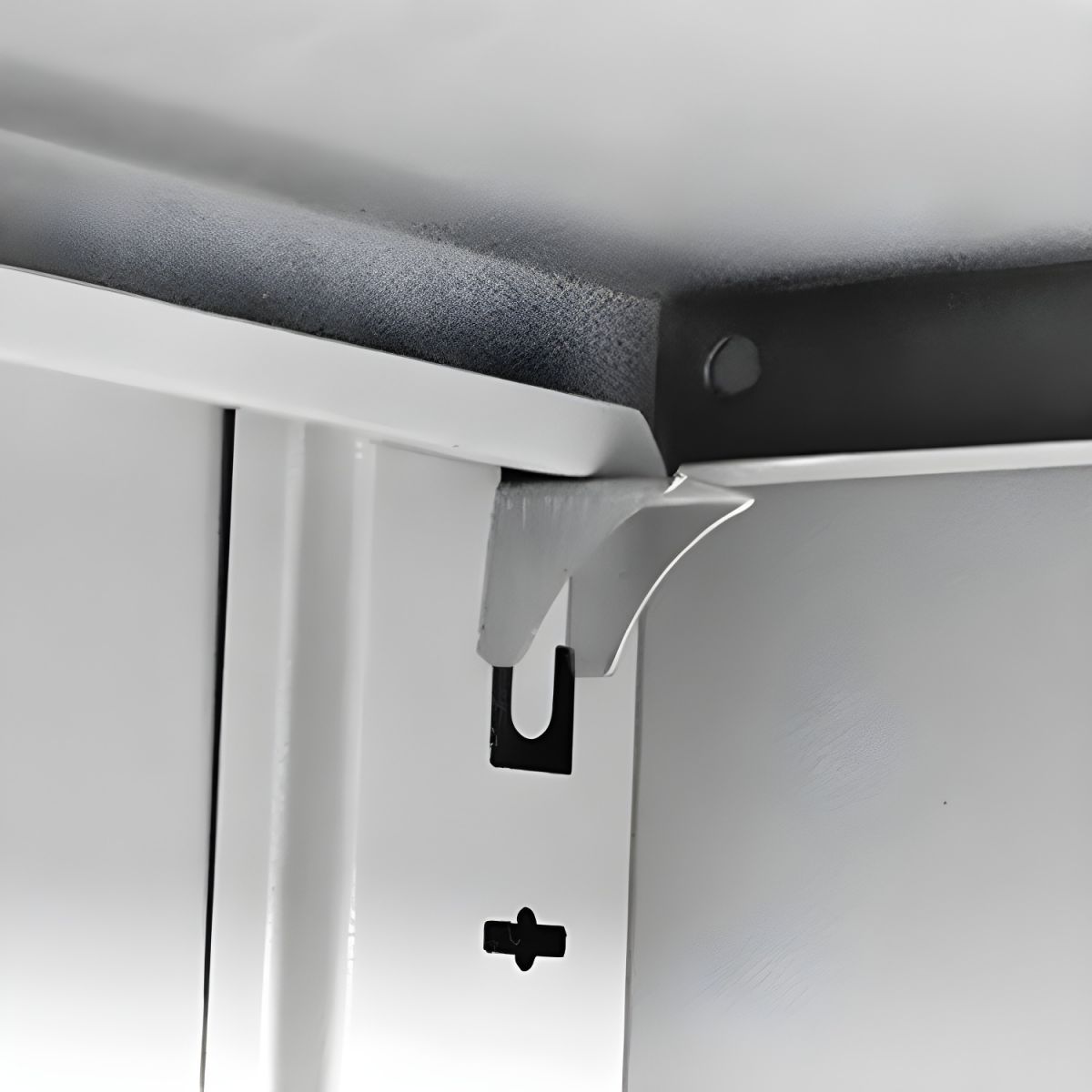 2-Door full-glass office metallic cabinet - Tamco | Furniture shop.