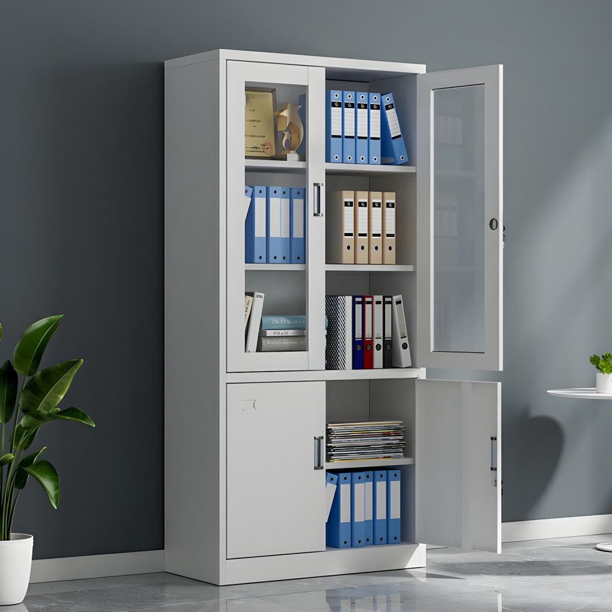 2-Door metallic office cabinet - Tamco