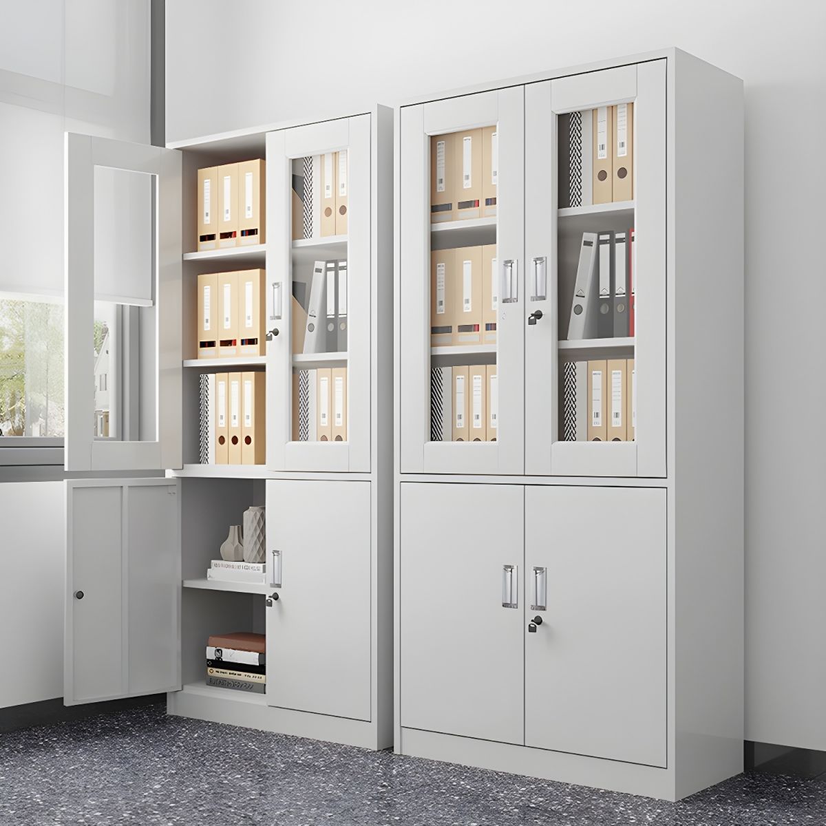 2 Door metallic storage office cabinet - Tamco , Metallic Cabinet