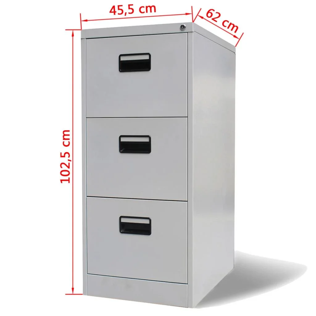 3-Drawers steel filling cabinet - Tamco