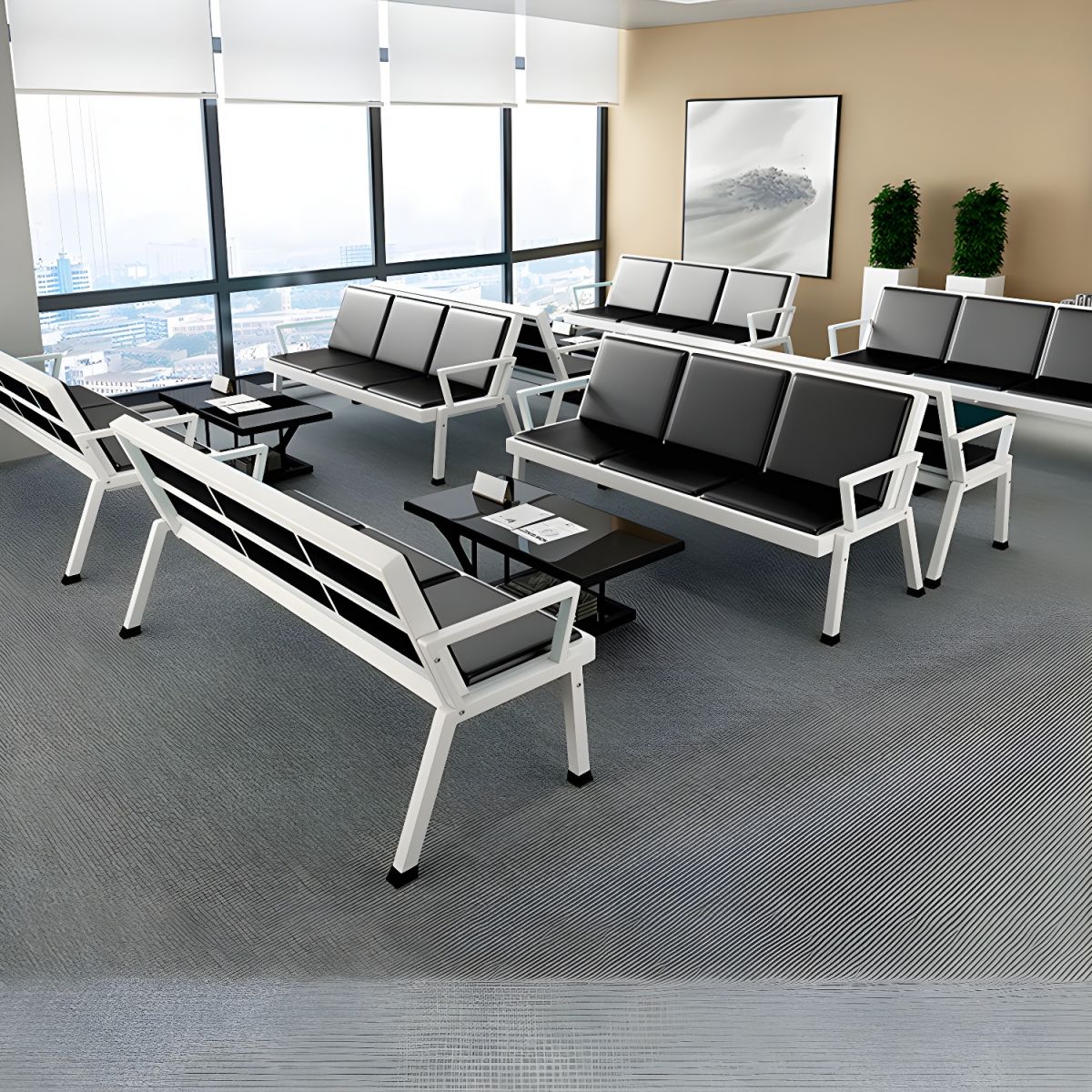 3-Seater reception furniture - Tamco - office furniture collections