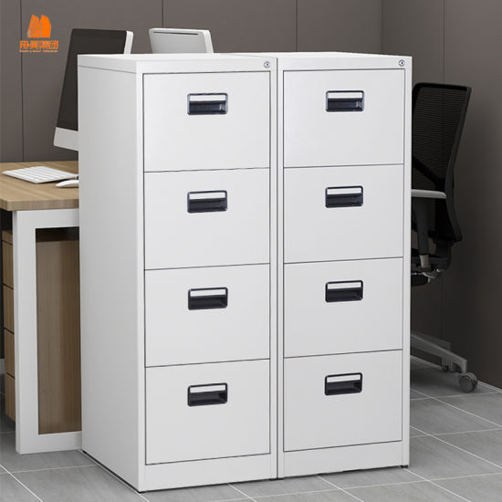 4-Drawers metallic office filling cabinet - Tamco | Furniture shop.