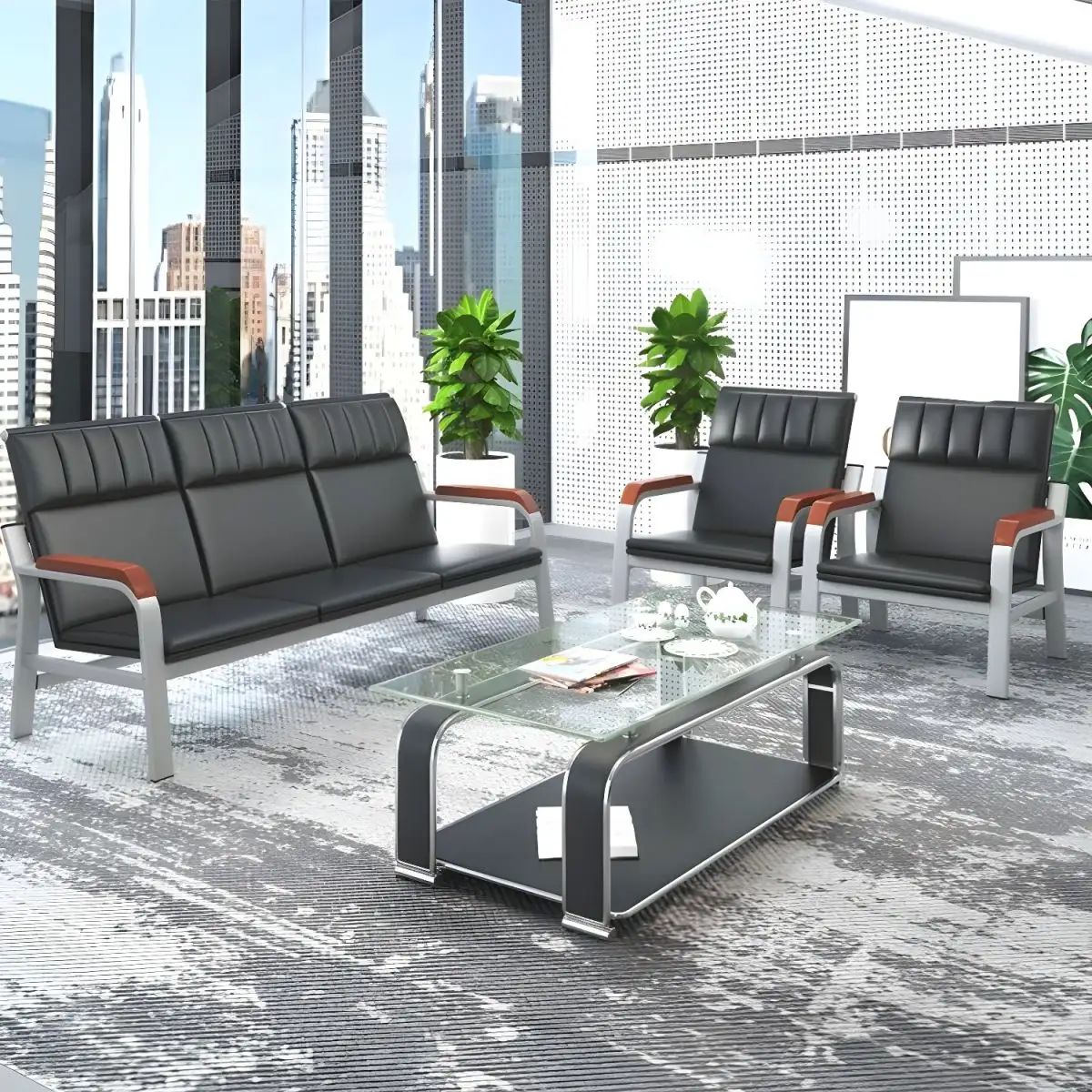 5-Seater Office Reception Sofa - Tamco - Furniture shop