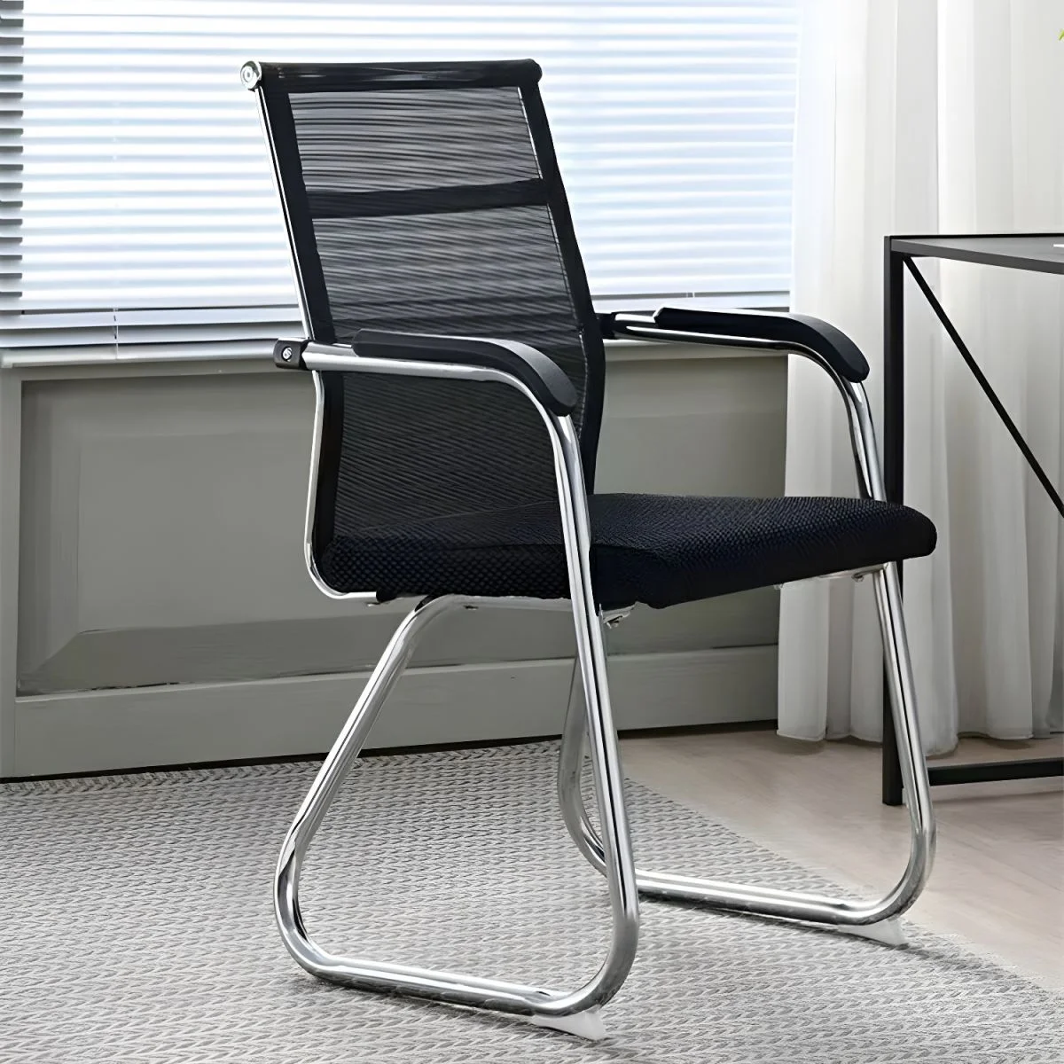 Black Mesh Fabric Guest Chair - Tamco , Guest chair