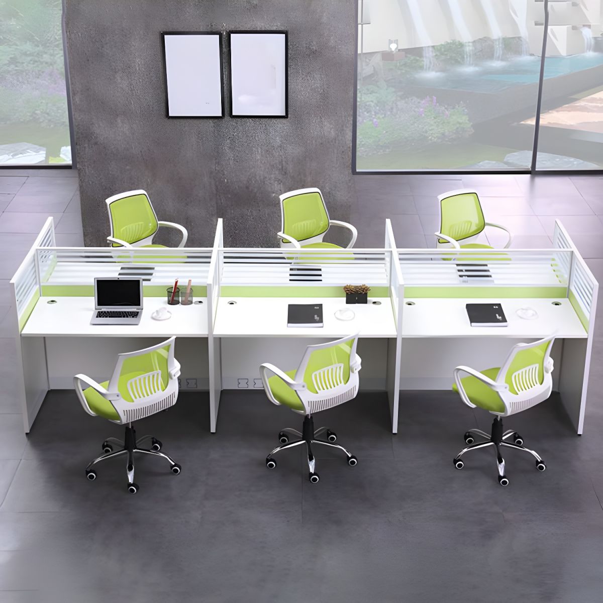 Modern Style Rectangular Computer Desk - Tamco - tables