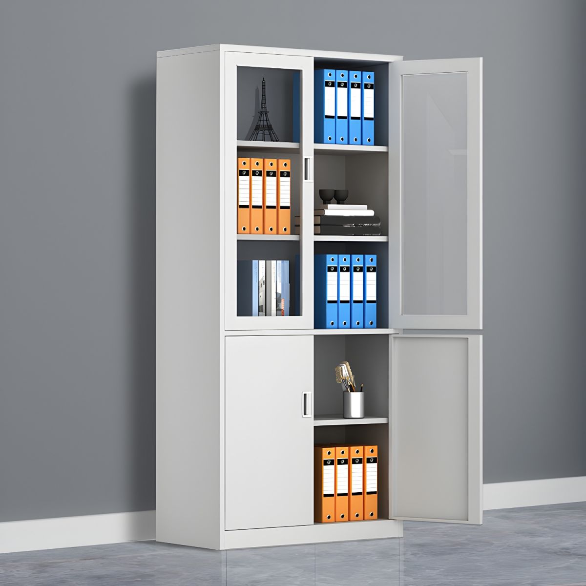 Modern Vertical Steel Filing Cabinet - Tamco - furniture shop