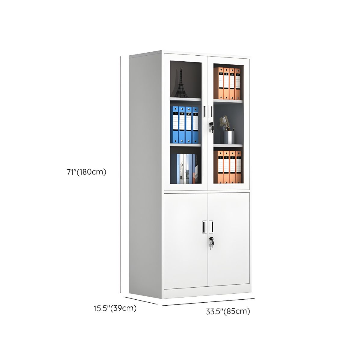 Modern Vertical Steel Filing Cabinet - Tamco - furniture shop