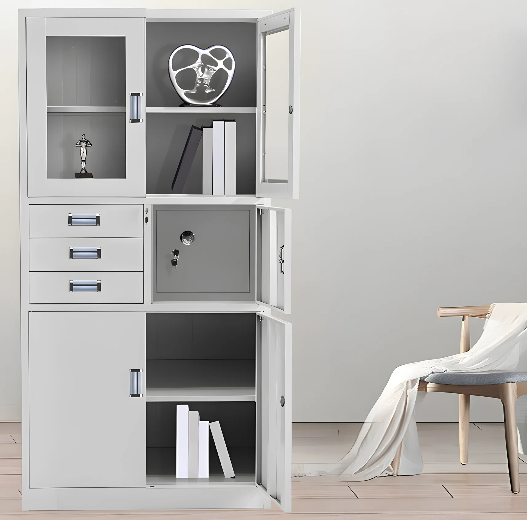 Office Filing Cabinet With Safe - Tamco