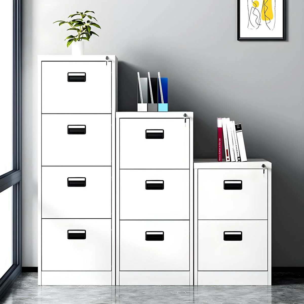 Vertical File Cabinet (4-Drawers) - Tamco