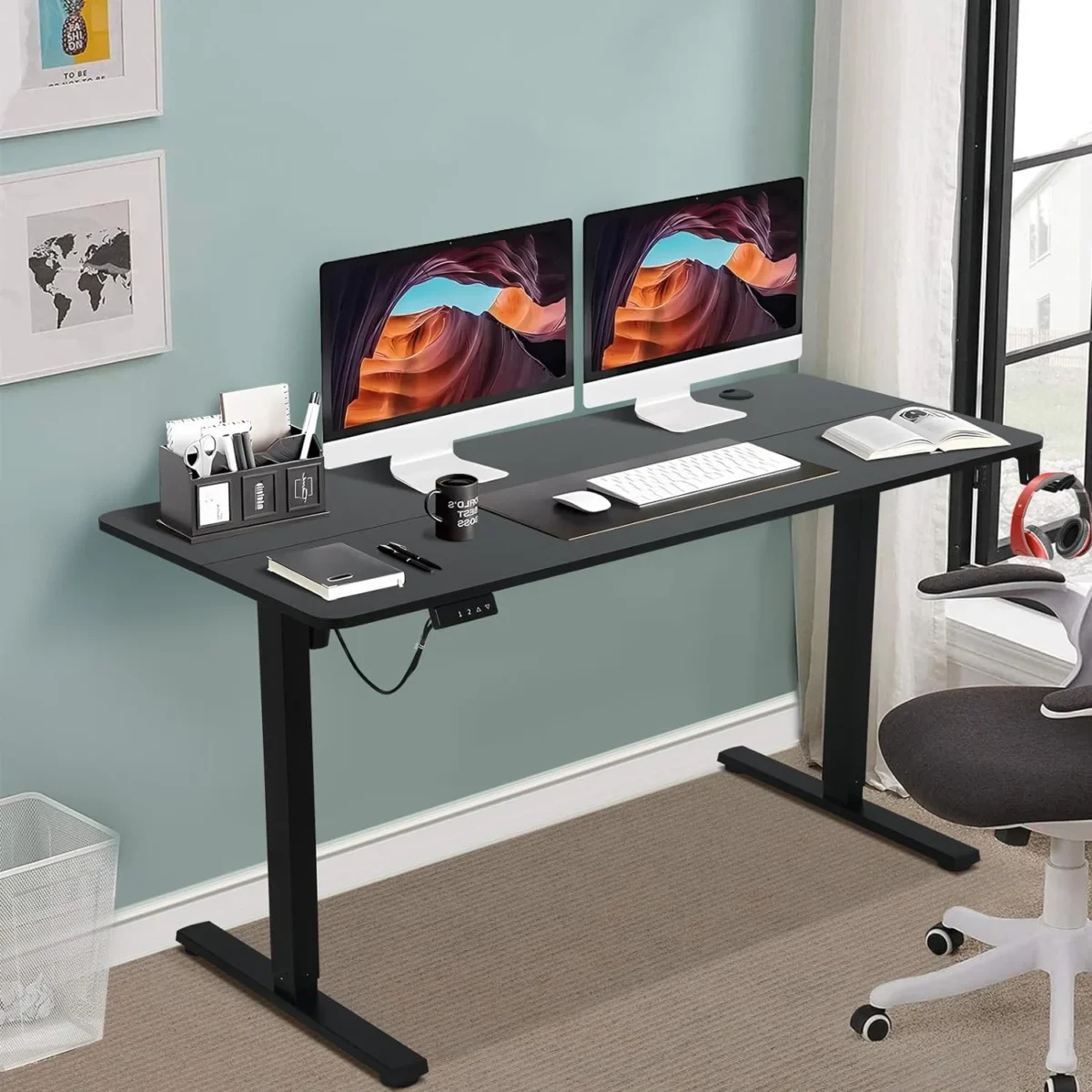 Height Adjustable Electric Standing Desk - Tamco - office tables
