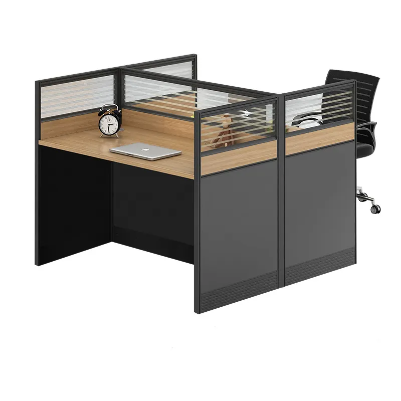 Two way modular workstation (Brown) - Tamco