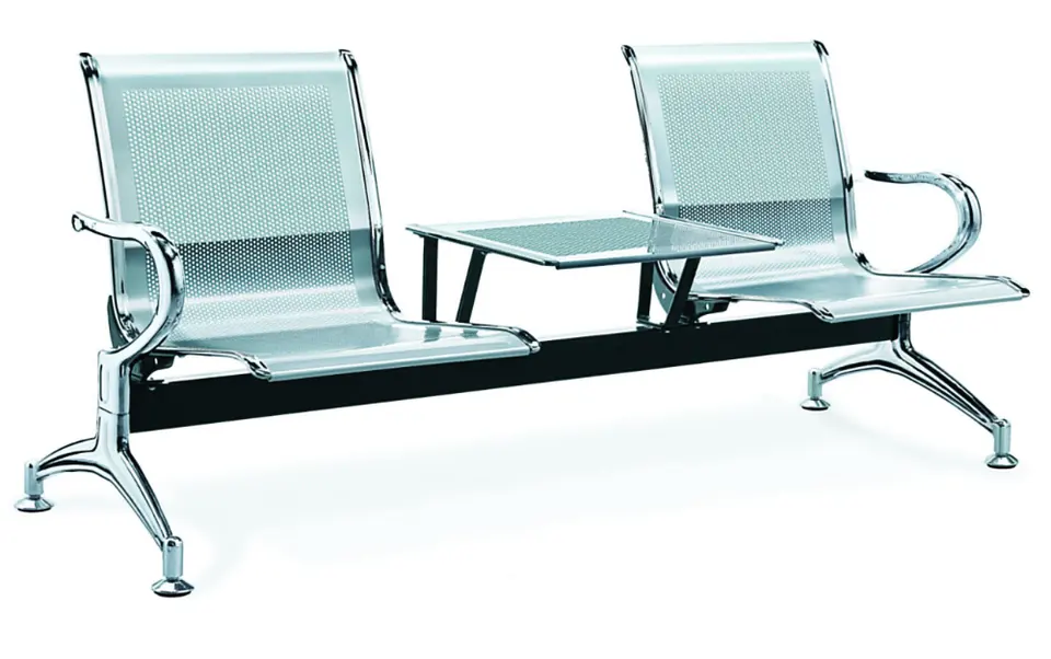Two seater office bench with table. - Tamco