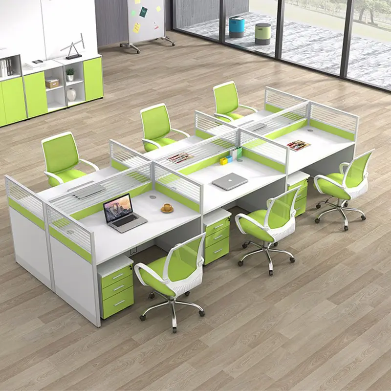 6-Way modular office workstation - Tamco -Workstations