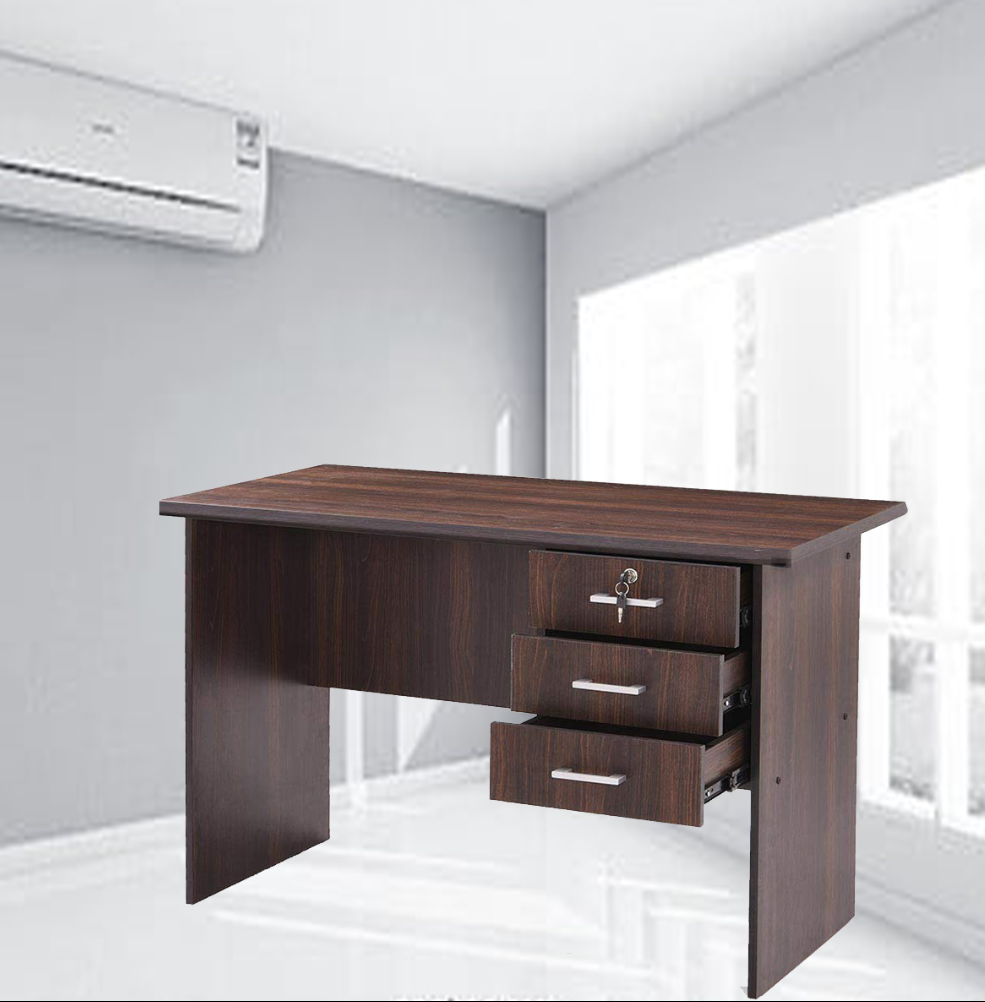Study Table with 3 Drawers (4 x 2 ft) - Tamco , Study tables