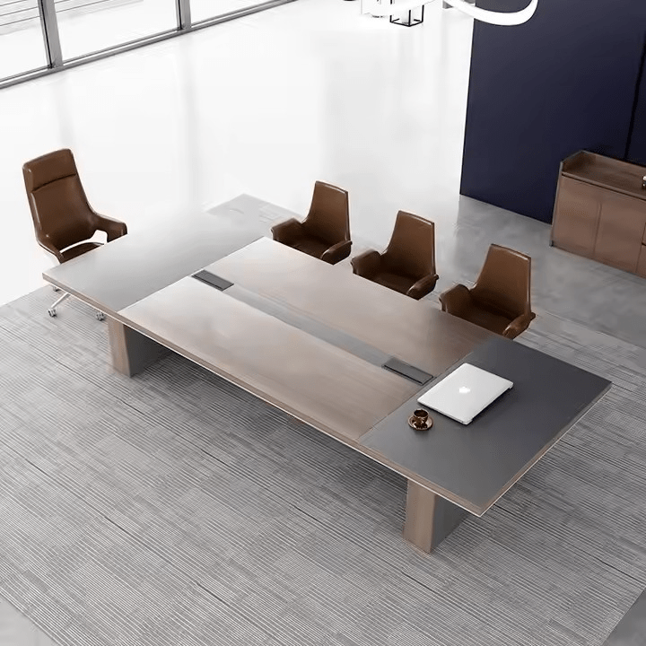 Executive Natural Wooden Office Table - Tamco -Furniture shop in Kenya
