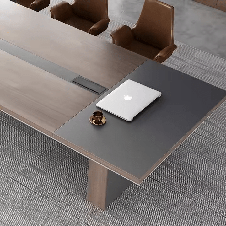 Executive Natural Wooden Office Table - Tamco -Furniture shop in Kenya