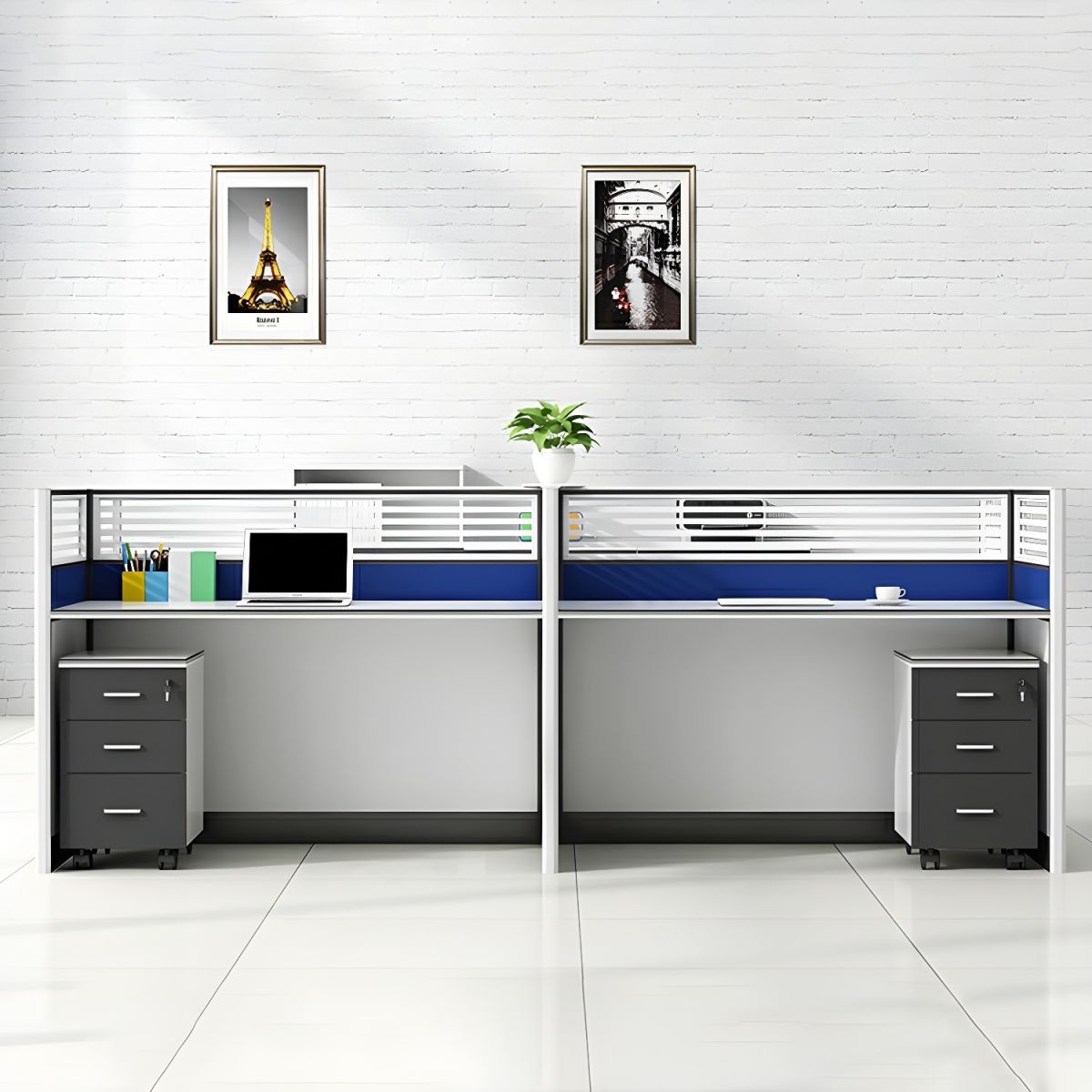 Quad Office Desk Setup - Tamco - Furniture Shop in Kenya