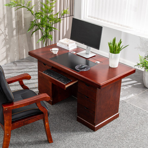 Solid Wood Office Table - Tamco - Furniture Shop in Kenya